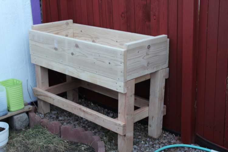 Raised Planter Boxes for Patios, Decks, Vegetables & Herbs